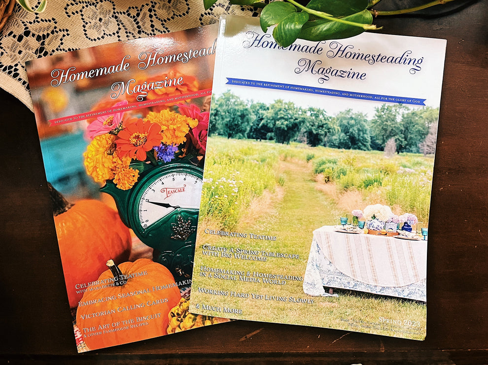 2023 Homemade Homesteading Magazine Collection – The Teacup Homestead